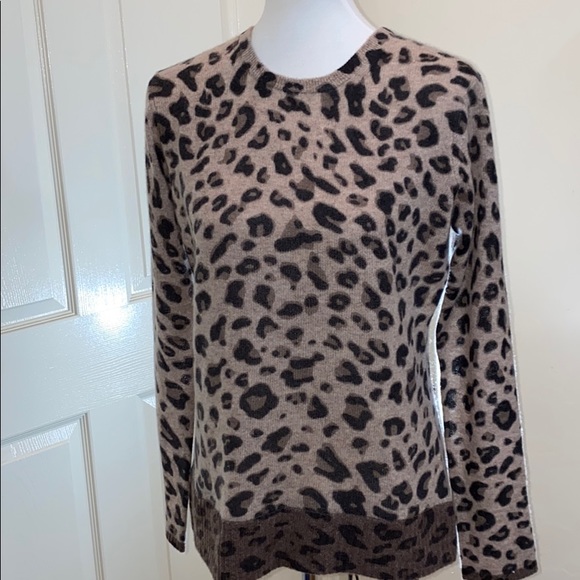 Magaschoni | Sweaters | Magaschoni 0 Cashmere Animal Print Sweater ...